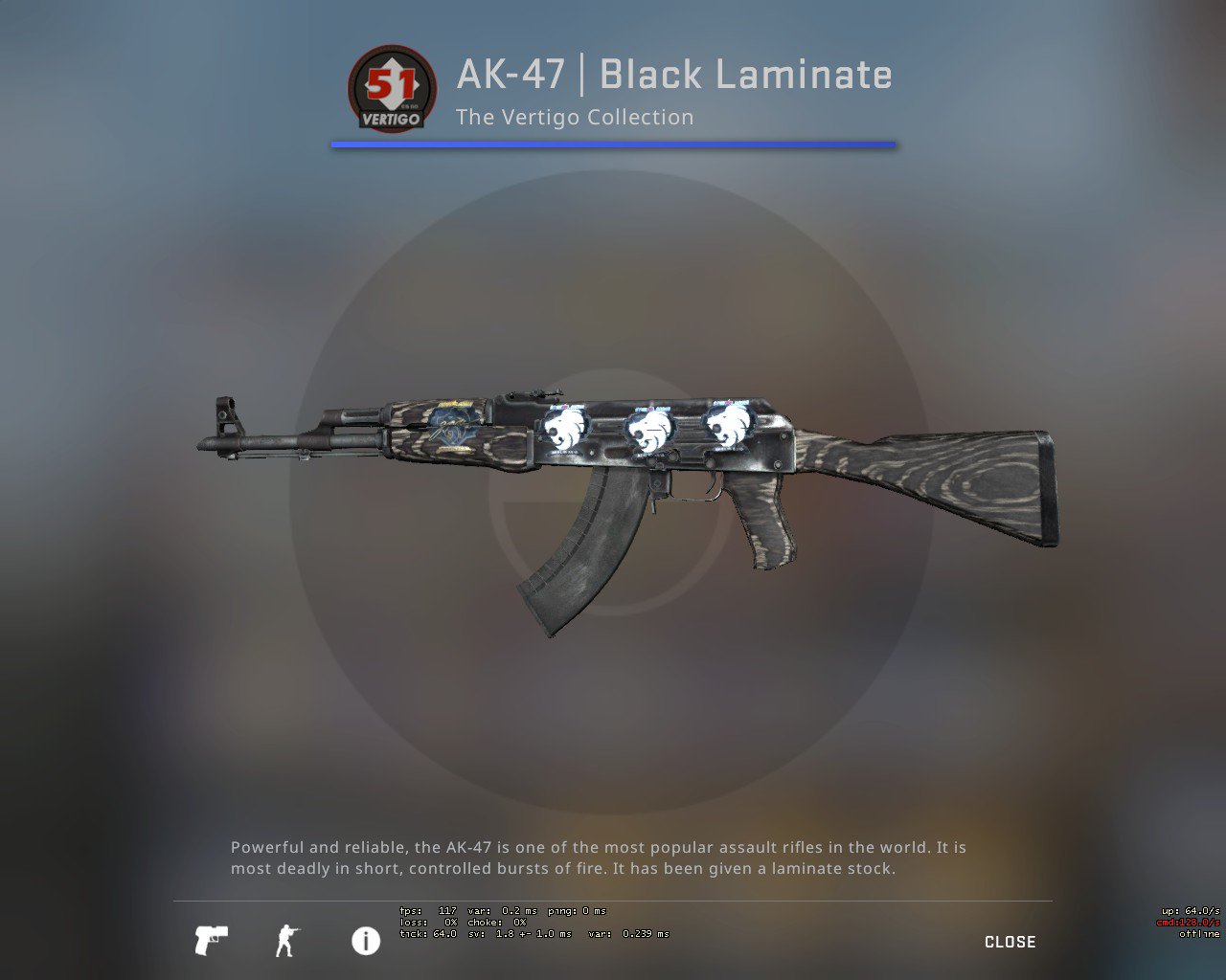 Ak 47 Black Laminate