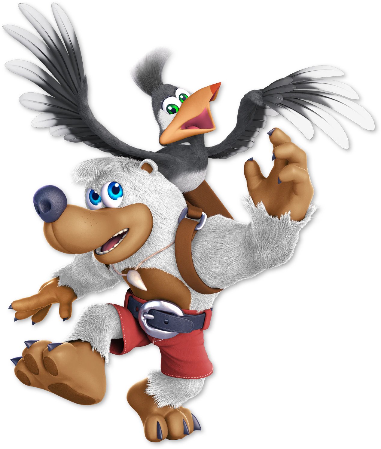 SmashBros-Ultimate on Twitter: "Banjo and Kazooie render and alts (2/2) #SmashBrosUltimate…