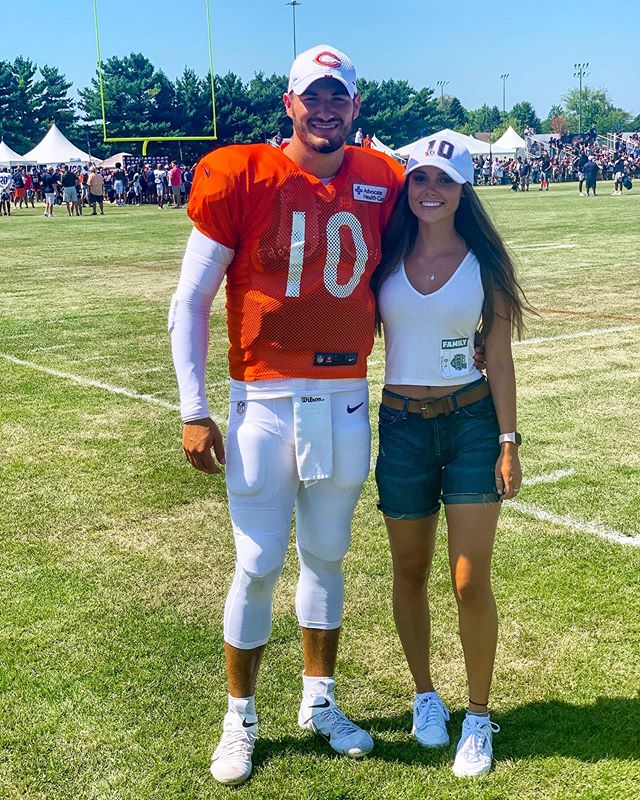 Mitchell Trubisky’s Girlfriend Hillary Gallagher Had A Strong Offseason ...