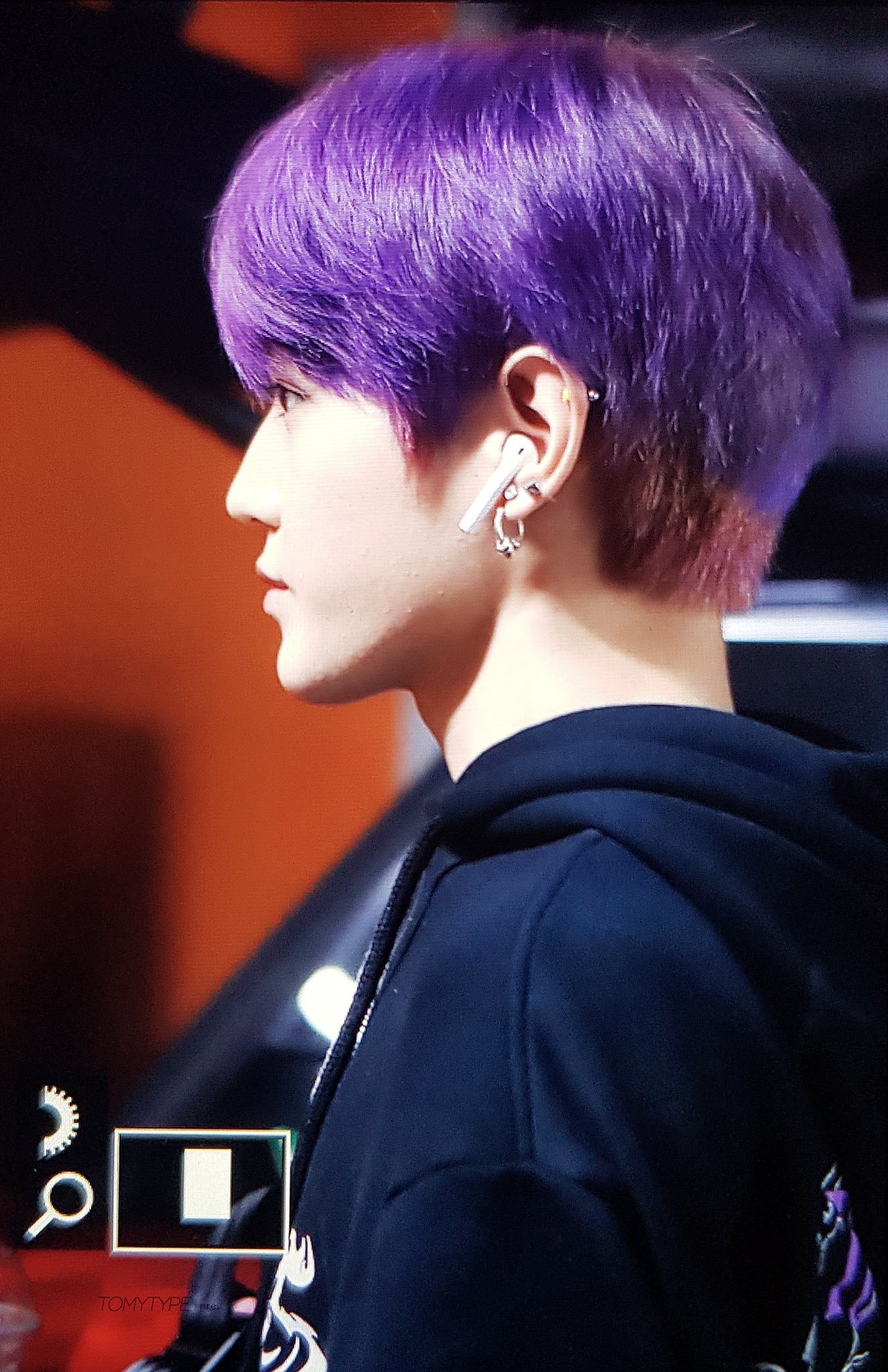 Boys With Purple Hair