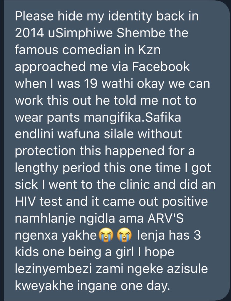 🍠 on Twitter: "Simphiwe Shembe…