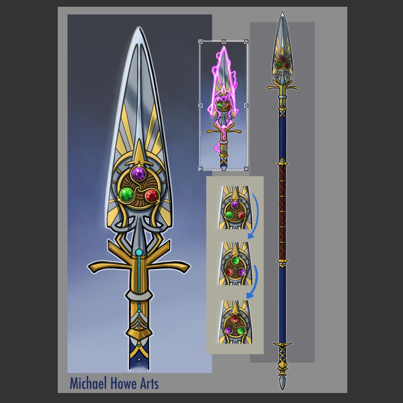 Fantasy Spear Art