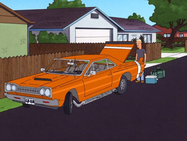 King Of The Hill Boomhauer Car