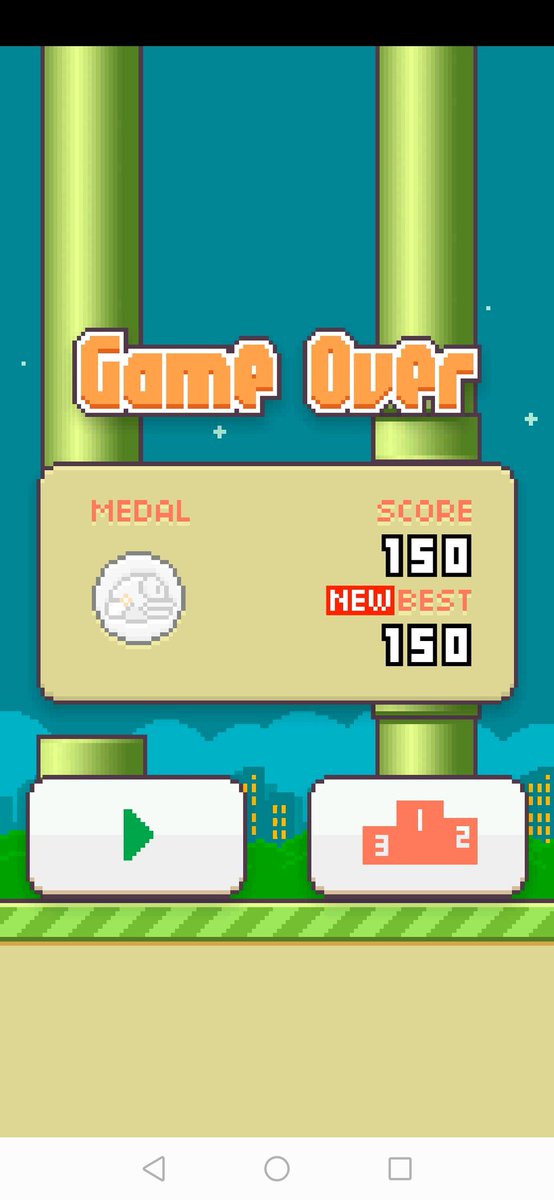 Flappy Bird High Score 150