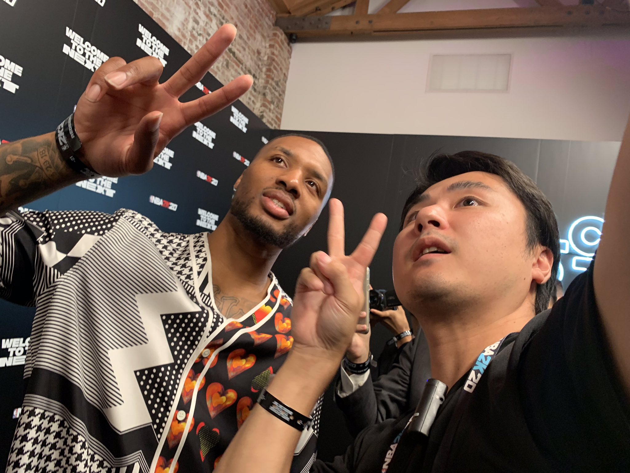 JUNJUN@早朝シューティング部 on Twitter: "リラードめちゃくちゃ優男だった！ファンがいっぱいいる理由がよくわかった。俺も大ファンになった。 #2KDay https://t ...