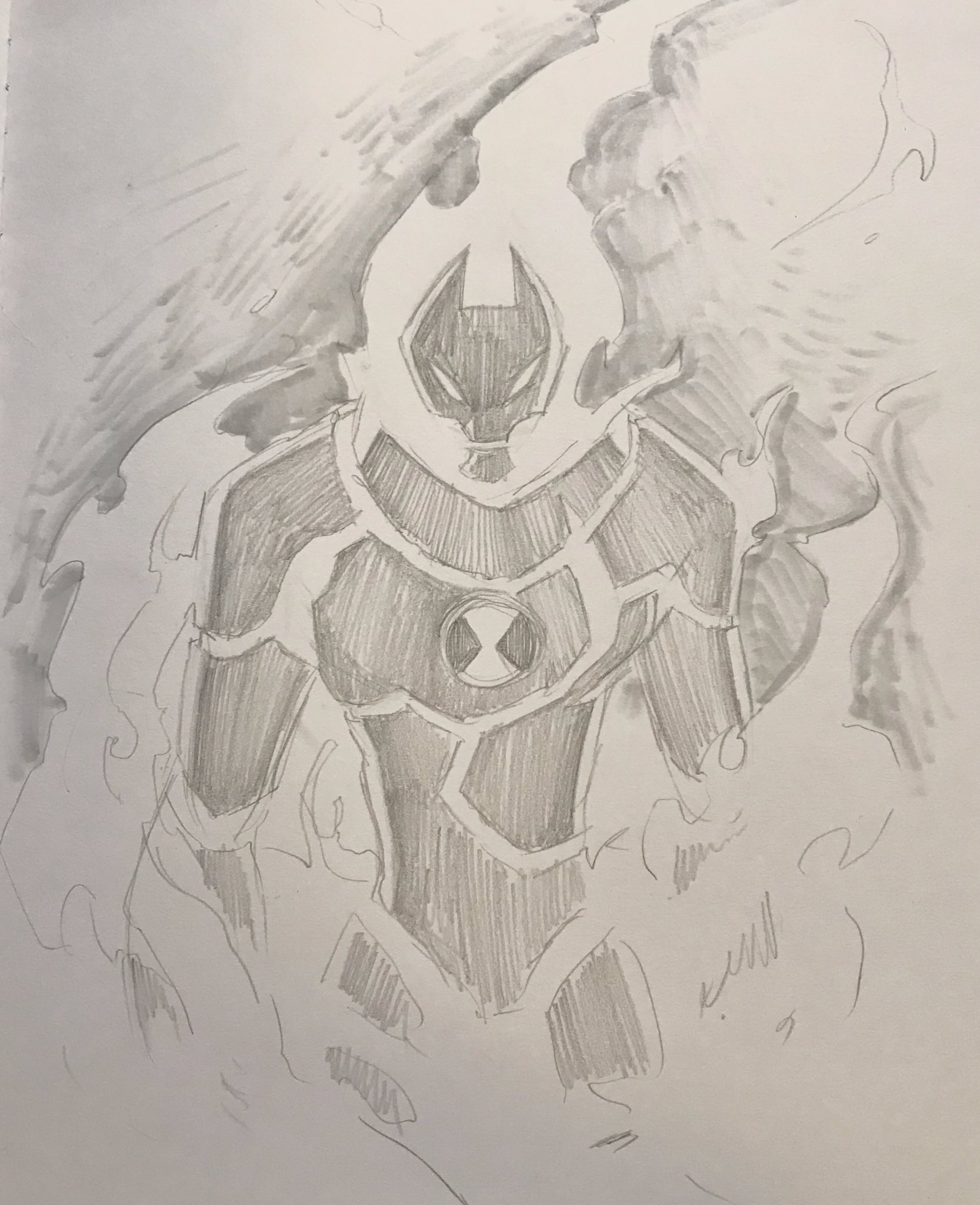 Ben 10 Heatblast Drawing
