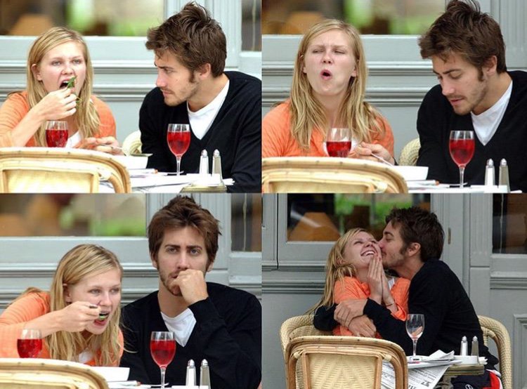 Kirsten Dunst Jake Gyllenhaal Eating