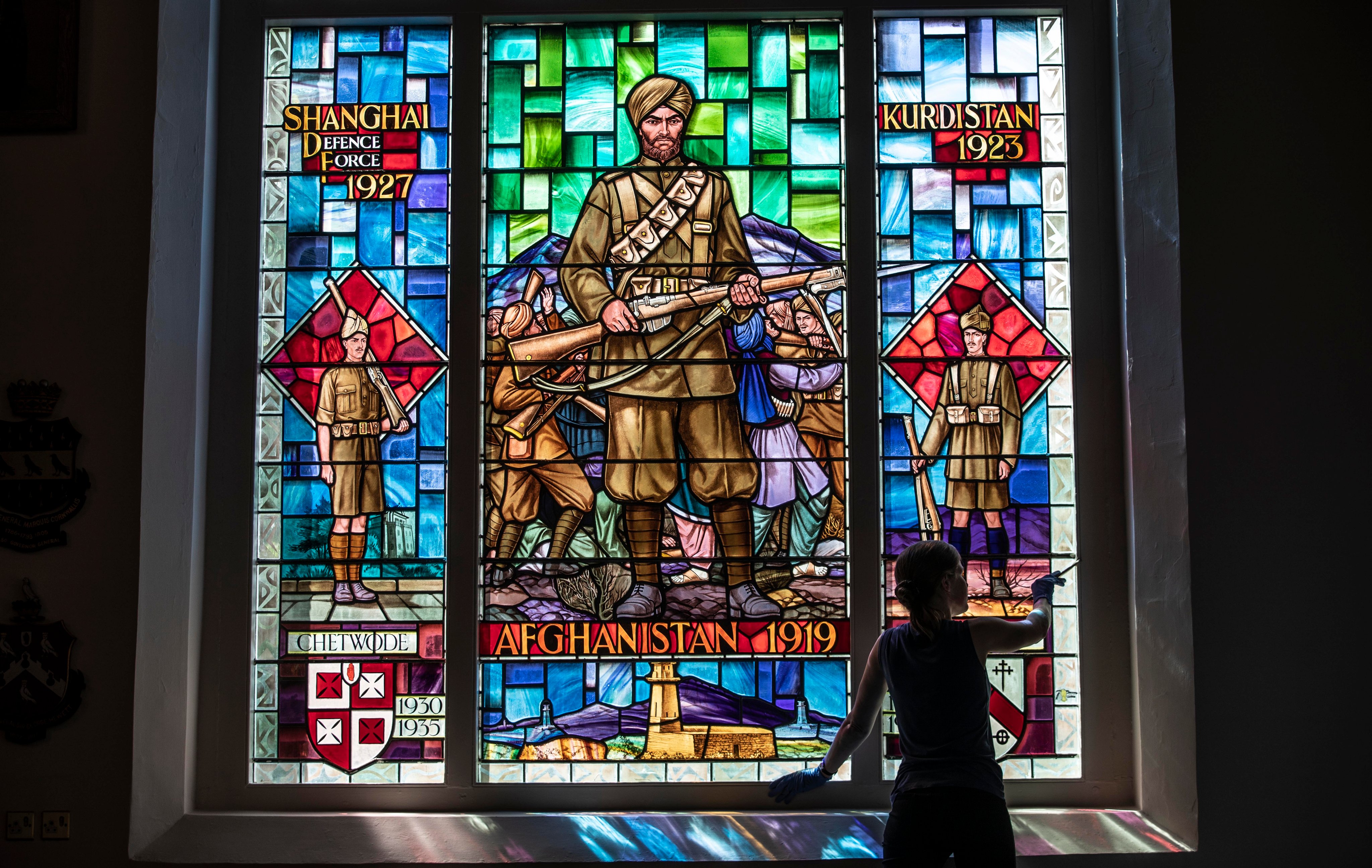 The Times Pictures on Twitter: "Stained-glass windows honouring the ...