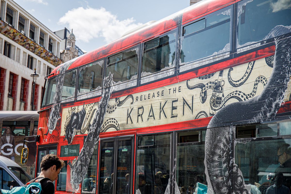 London… : Kraken released streets London impactful wrapped buses ... London… : Kraken released streets London impactful wrapped buses ...