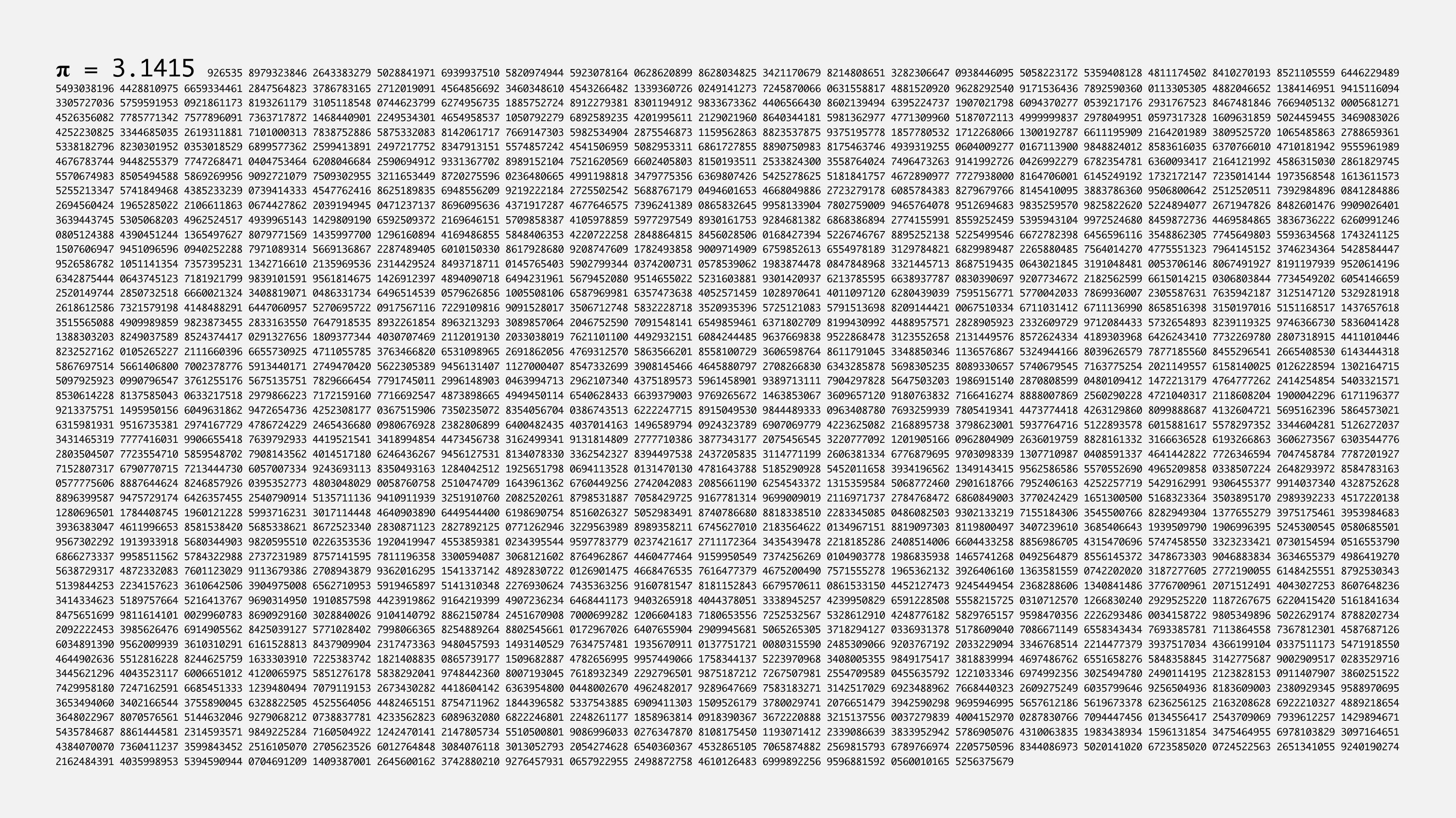 Fermat's Library on Twitter: "10,000 digits of Pi https://t.co ...