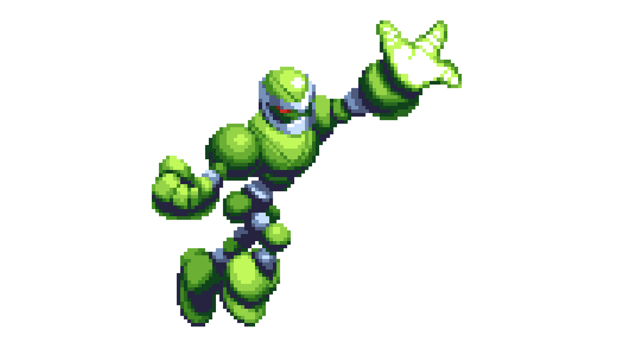 GENESIS】Vectorman #SEGA #ドット絵 #pixelart」|フラッグさんのイラスト