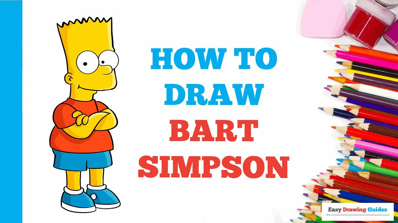 How To Draw Bart Simpson Step By Step