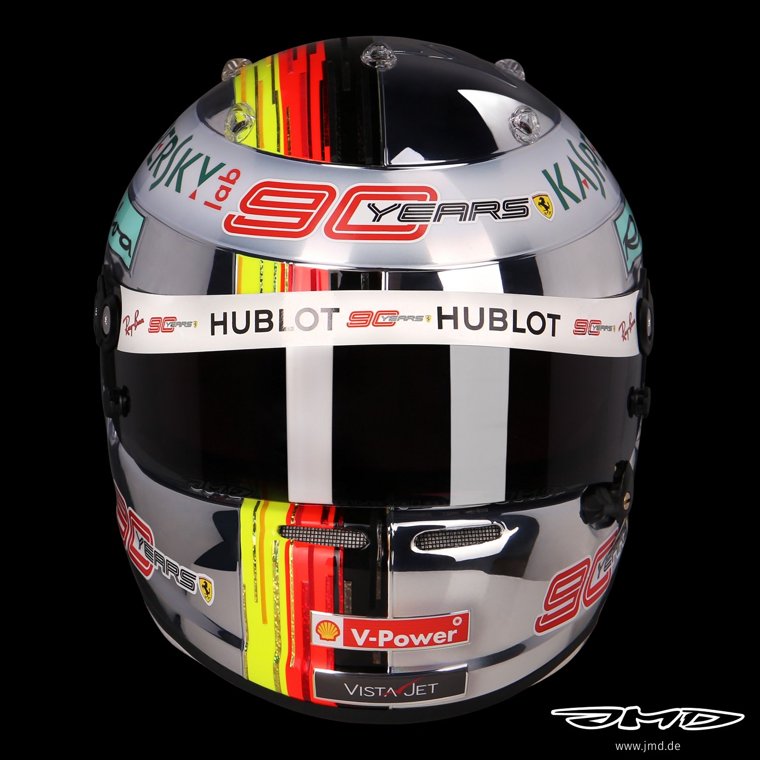 In pictures: Sebastian Vettel's special Ferrari helmet design for the ... In pictures: Sebastian Vettel's special Ferrari helmet design for the ...