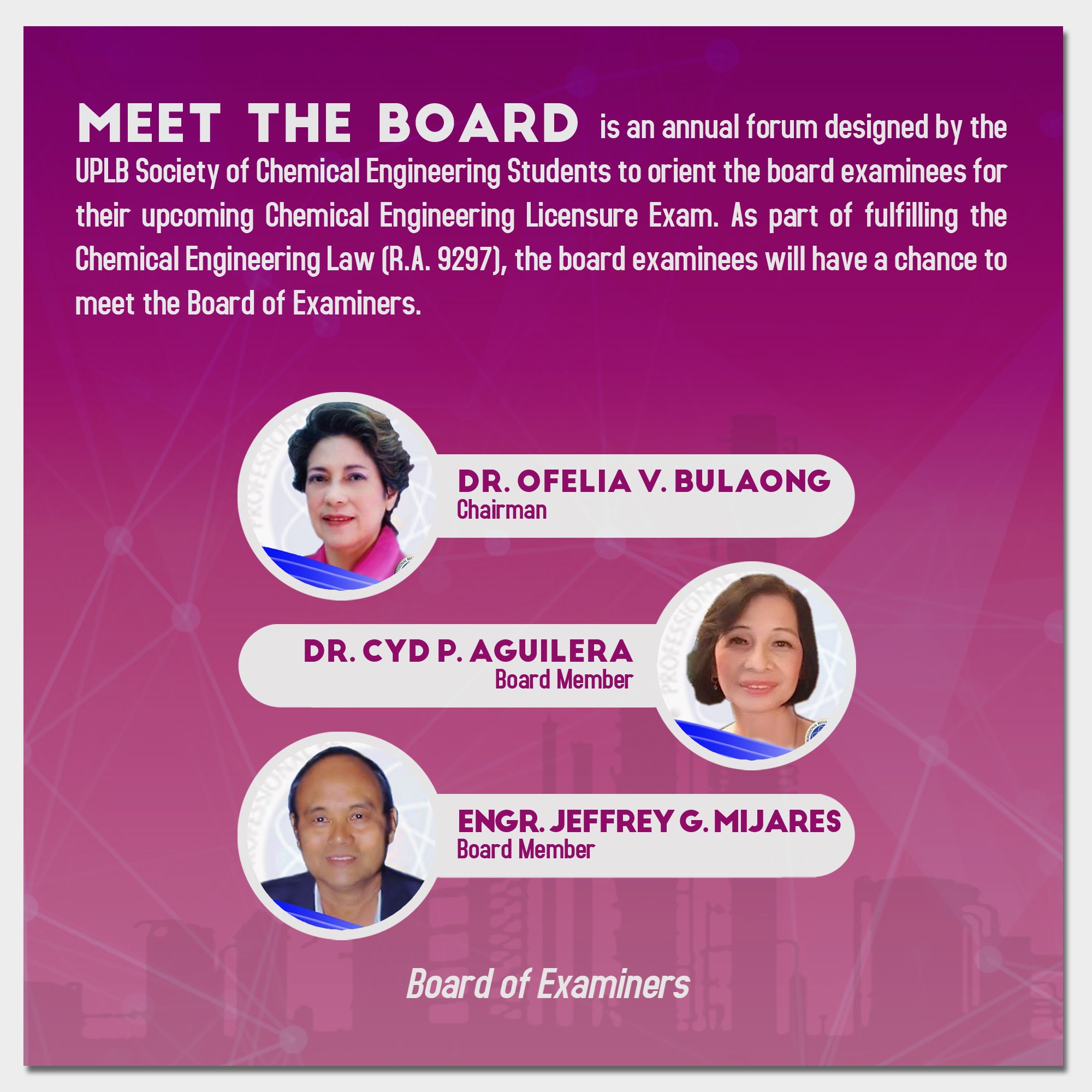 UPLB SChemES on Twitter: "The UPLB Society of Chemical Engineering Students has invited the ...