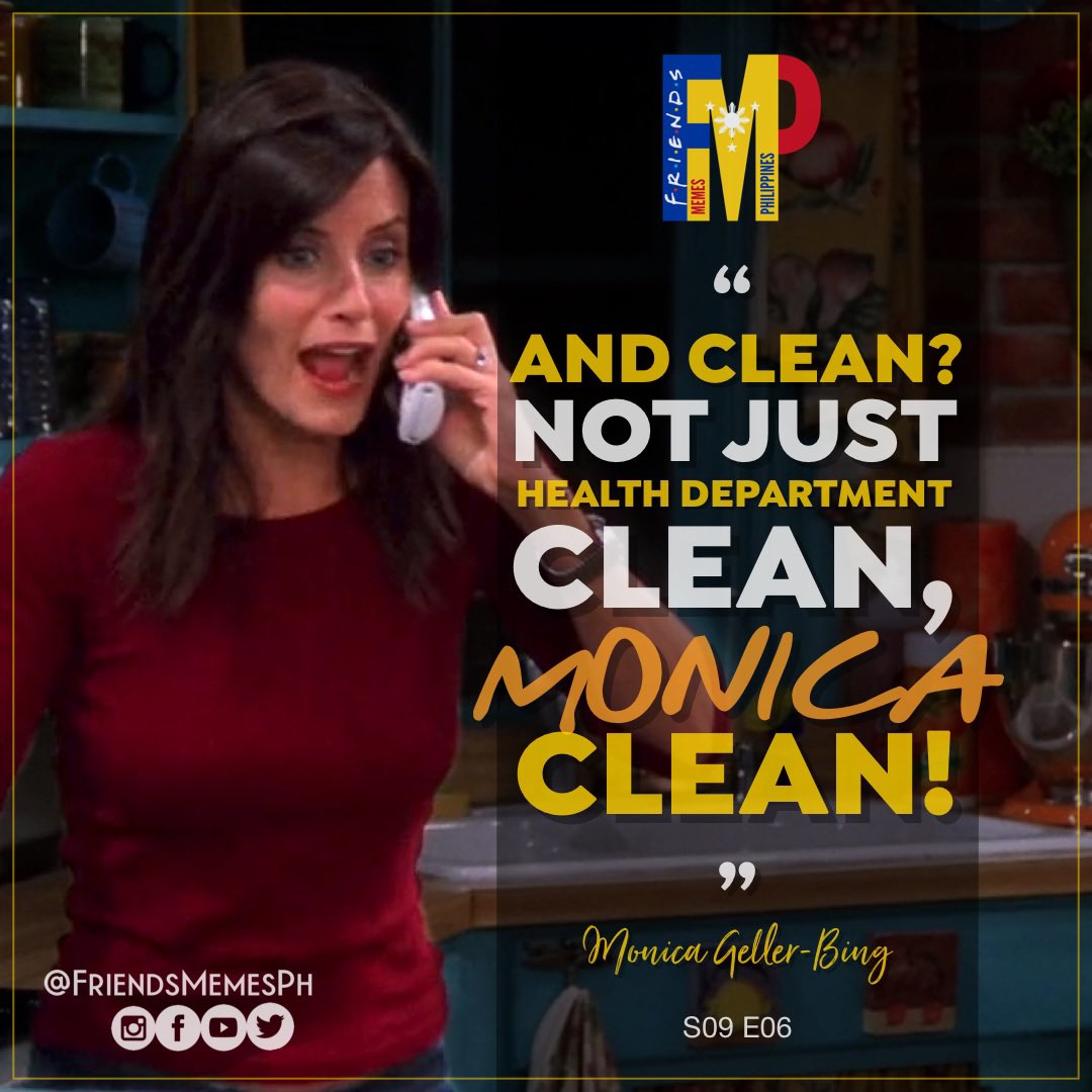 Monica Friends Cleaning
