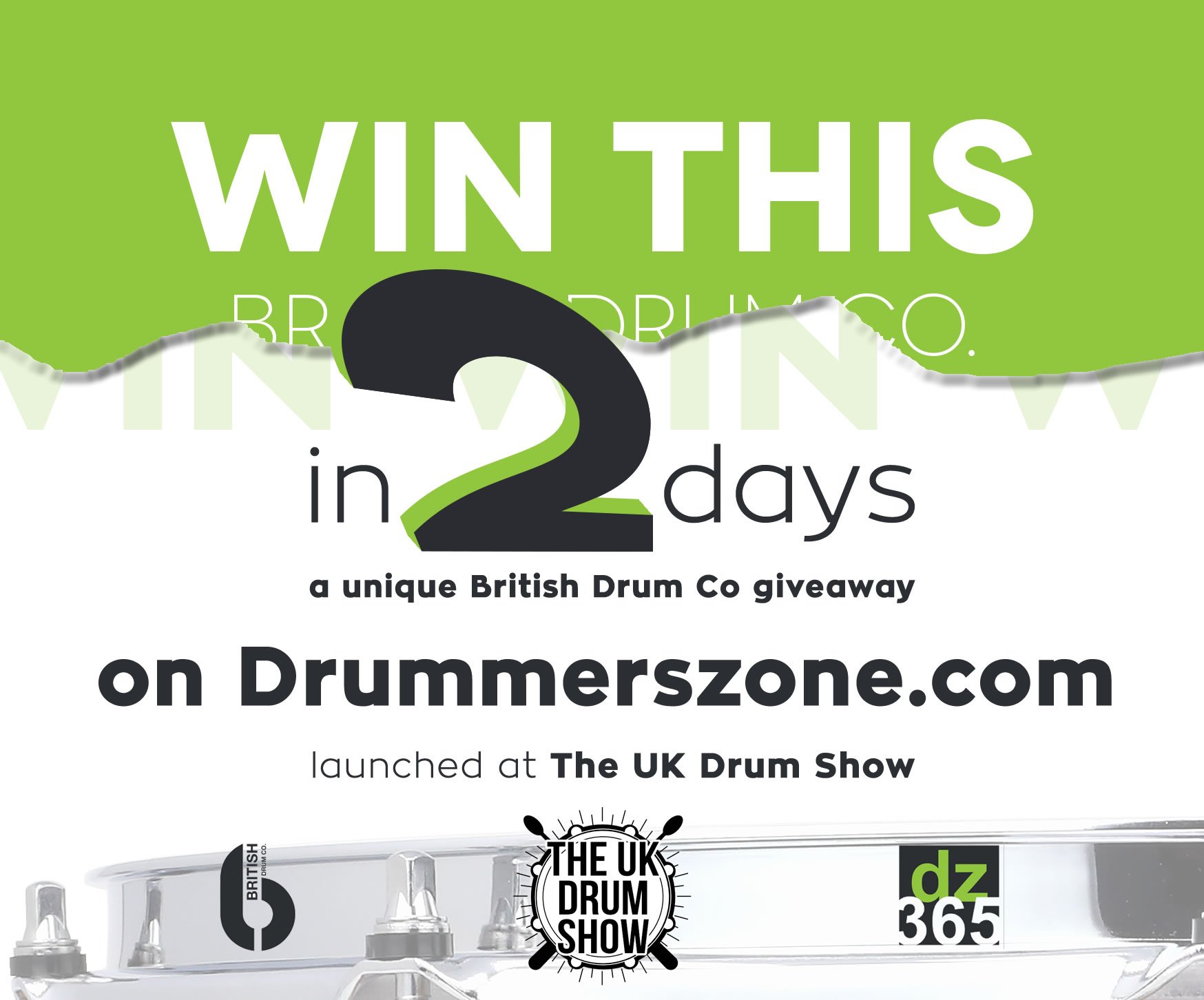 Drummerszone.com on Twitter: "Getting closer to the special giveaway from the @britishdrumco on ...