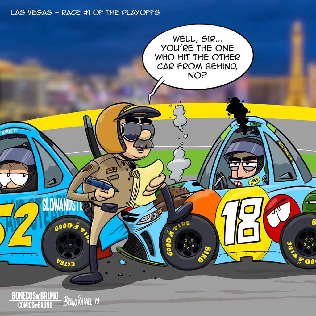 Nascar Cartoon