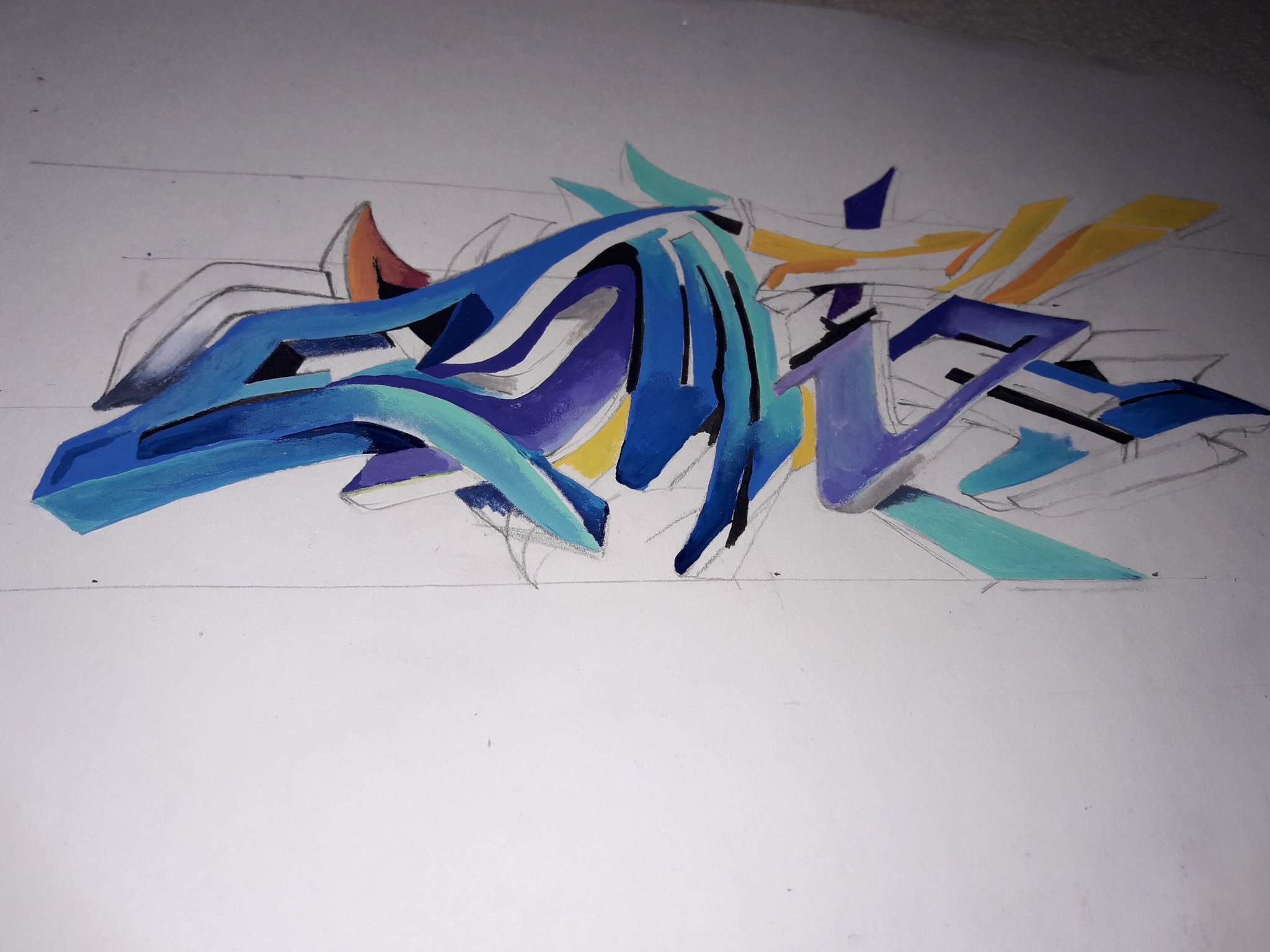 Bocetos De Graffitis En 3d