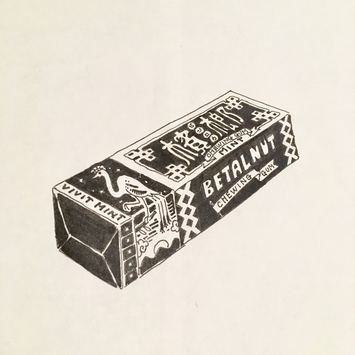 「禺吾朗さん(@guugorou)の個展「エキスの丘」に行ってきた。 自動筆記で描いたようなシュールな作品が盛りだくさんで」ヒダカナオトの漫画