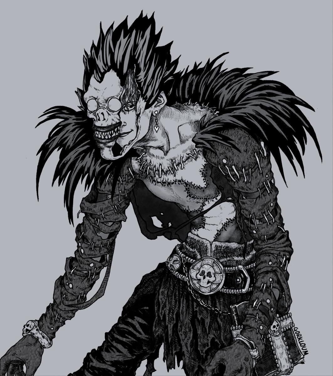 Shinigami Ryuk Drawing