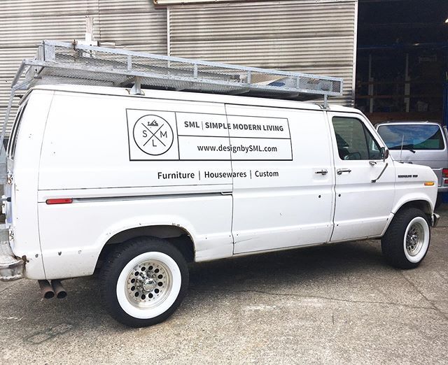 White Work Van