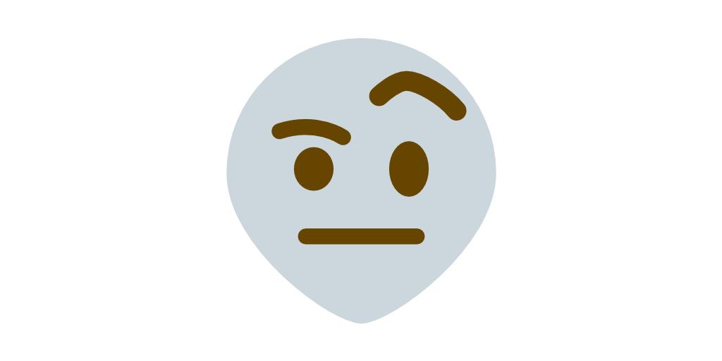 Raised Eyebrow Emoticon Text