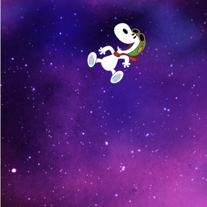 Apple TV on Twitter: "Some dogs howl at the moon. Snoopy flies there. #StoriesToBelieveIn Watch ...