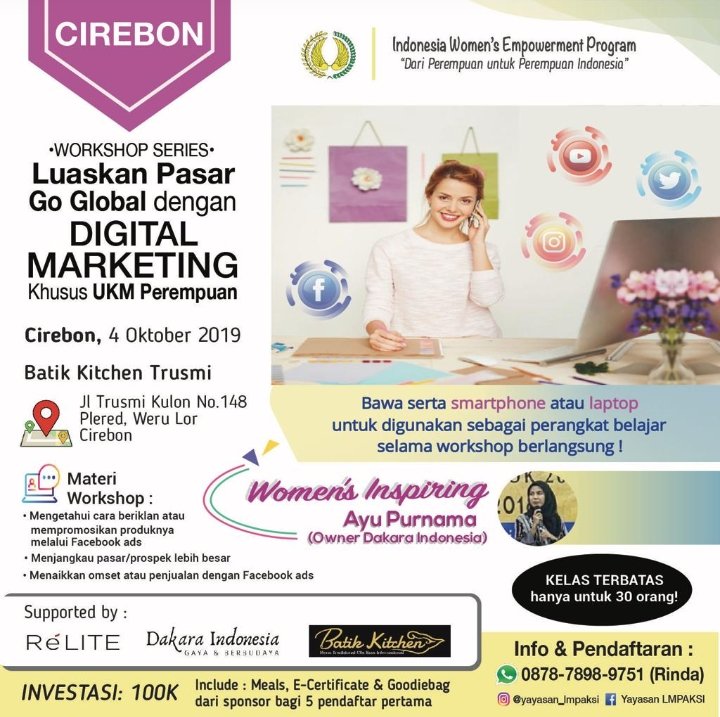 Indonesia Women's Empowerment Program (@iwep_indonesia) | Twitter