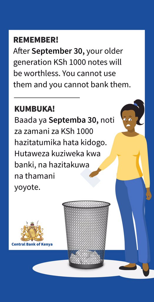 WIKI TATU tu zimebakia! THREE WEEKS remaining! After September 30, all ...