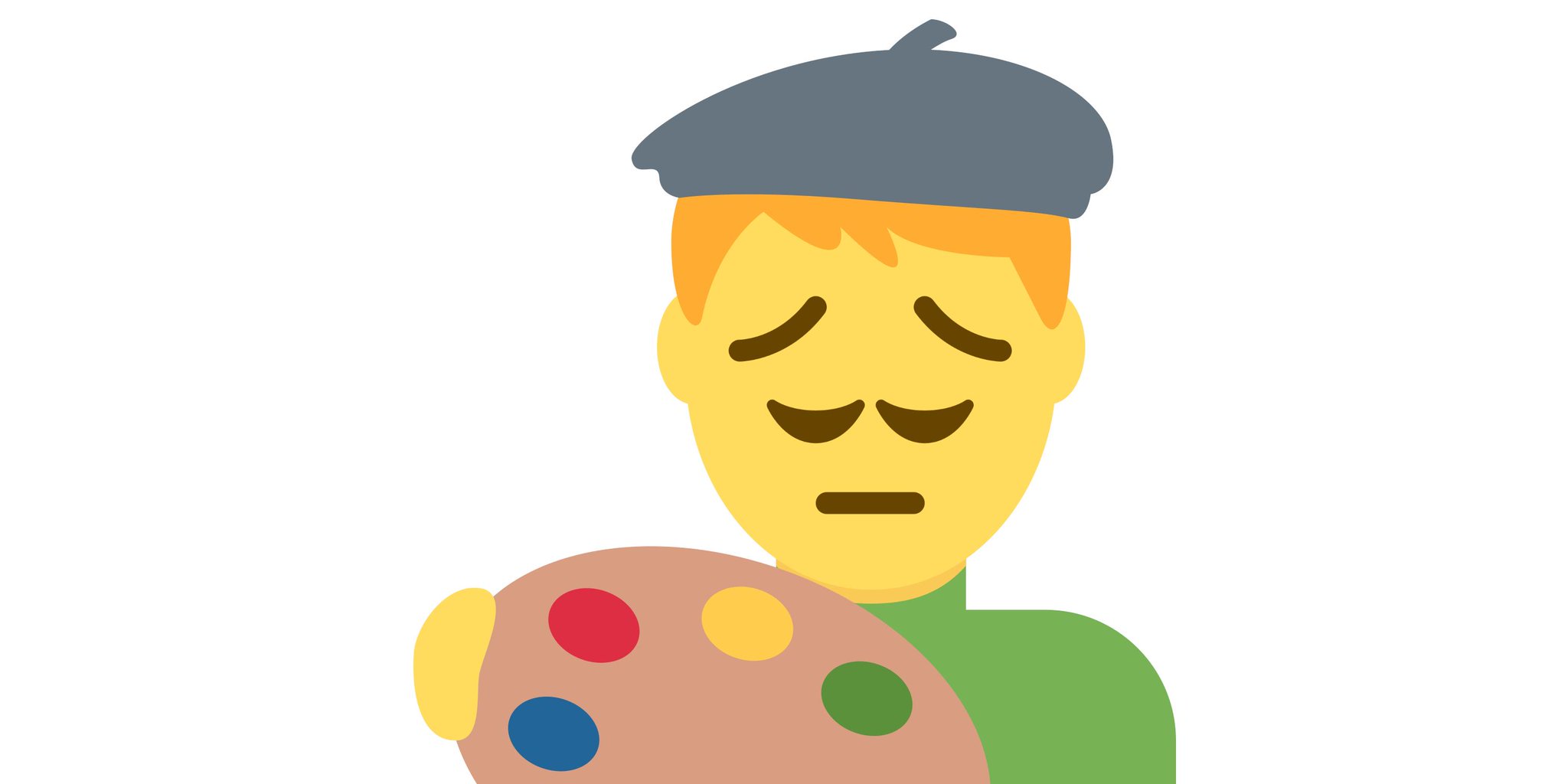 Emoji + Face Mashup Bot on Twitter: "👨‍🎨 Man Artist + 😔 Pensive Face…