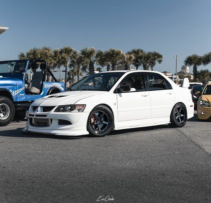 Stanced Evo 8 White