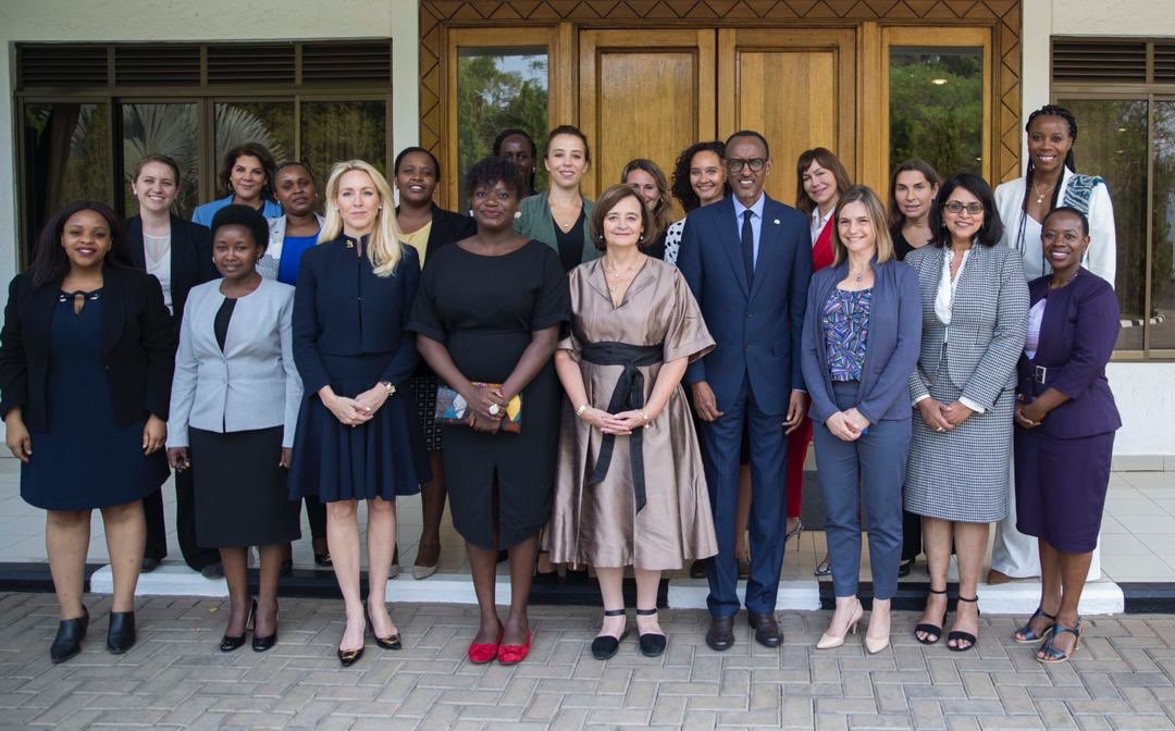 Presidency | Rwanda on Twitter: "President Kagame meets with Invest Africa US and Mrs. Cherie ...