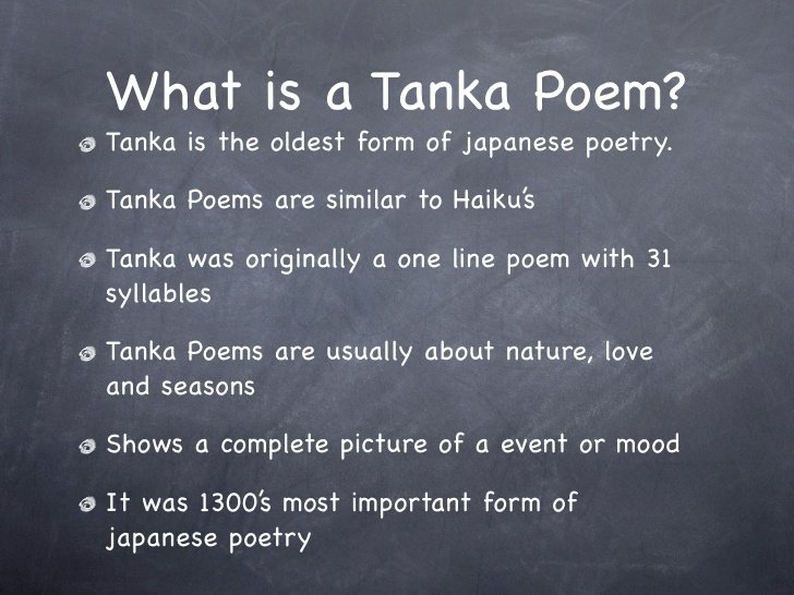 Tanka Poems About Love