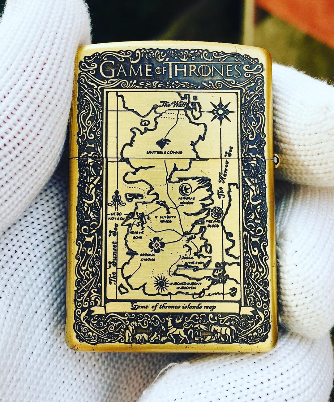 Planet Lighters on Twitter: "Game of Thrones Custom Zippo 🐺🦁🐲 🦌 Follow @planetlighters . . 📸 ...