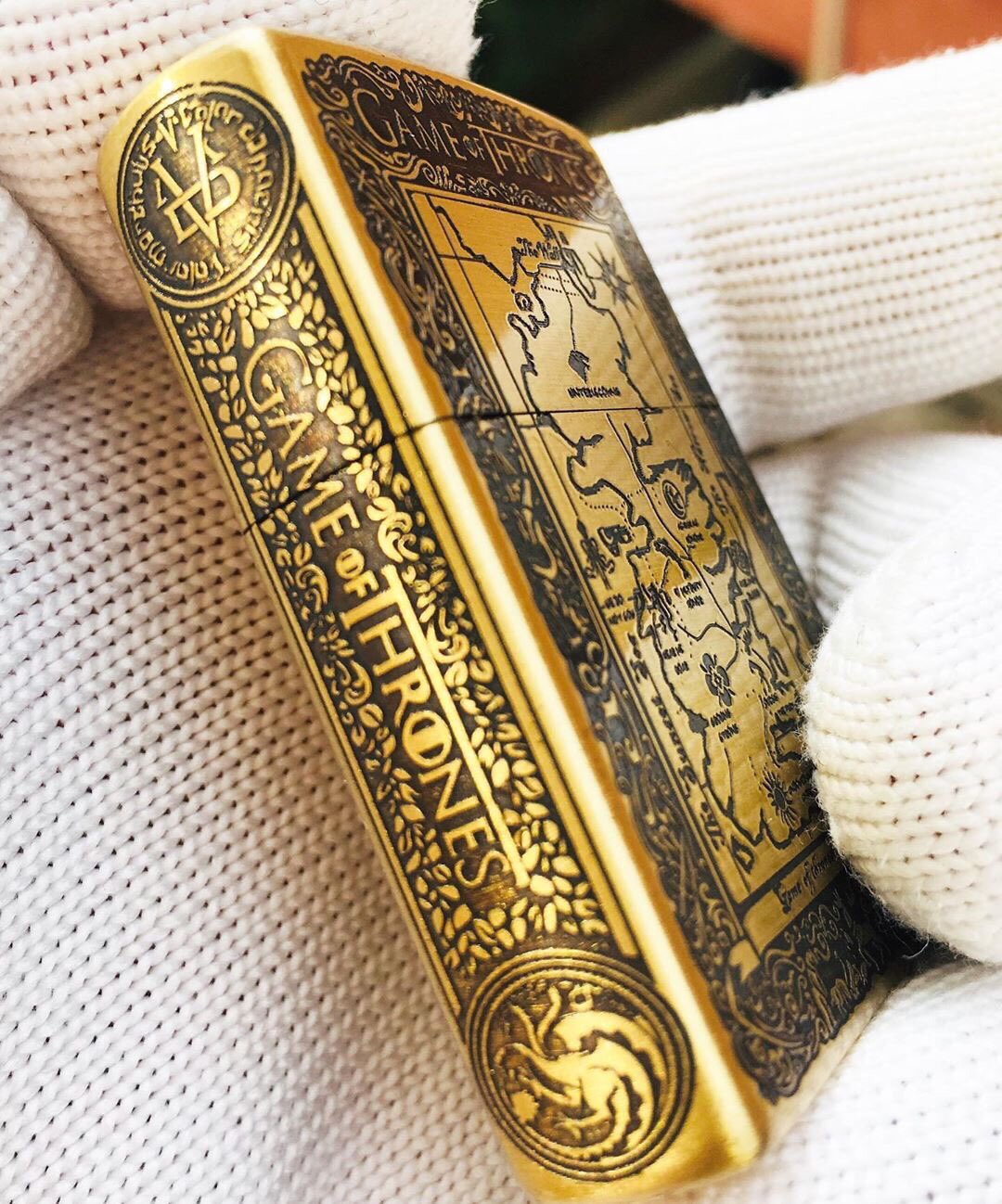 Planet Lighters on Twitter: "Game of Thrones Custom Zippo 🐺🦁🐲 🦌 Follow @planetlighters . . 📸 ...