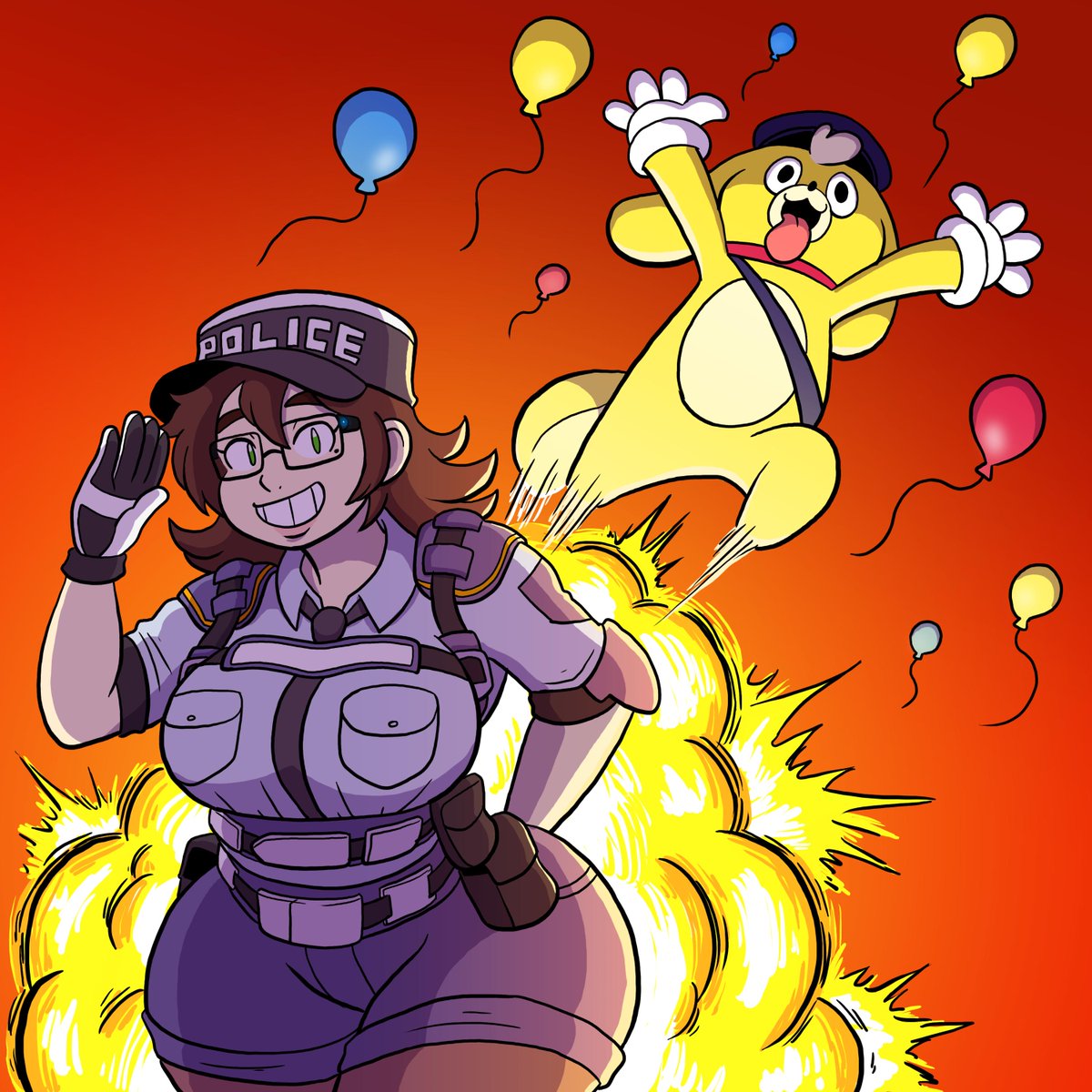 「Marie from Astral Chain and THE TERRIBLE」|Grelizのイラスト