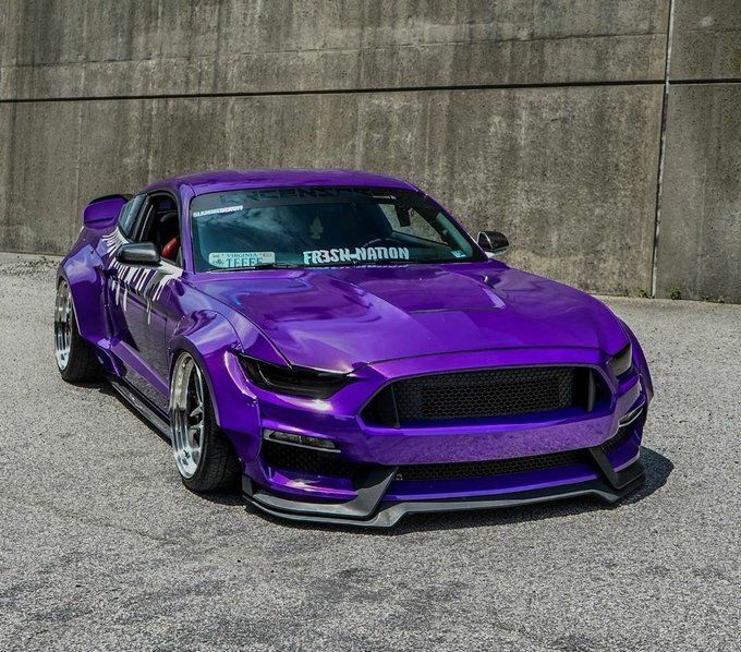 Stanced Mustang