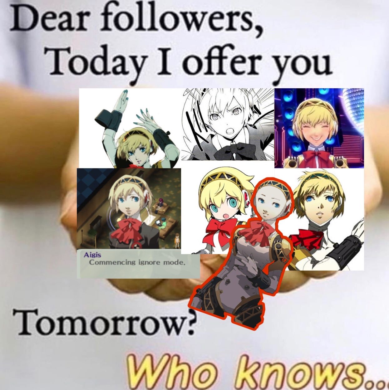 Persona Aigis Memes