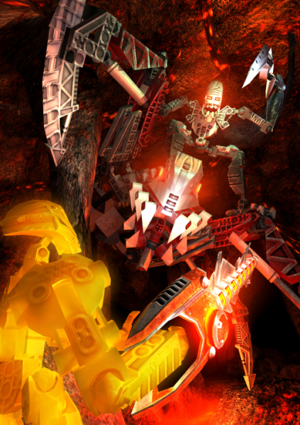 Bionicle Vezon And Fenrakk