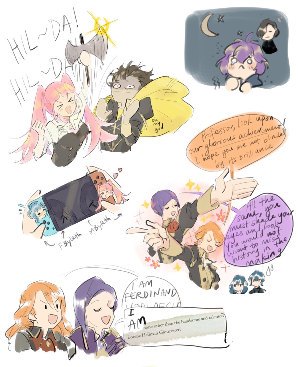 「my fe3h playthrough is made up of 50% as」|hashagi *(੭*ˊᵕˋ)੭*ଘの漫画