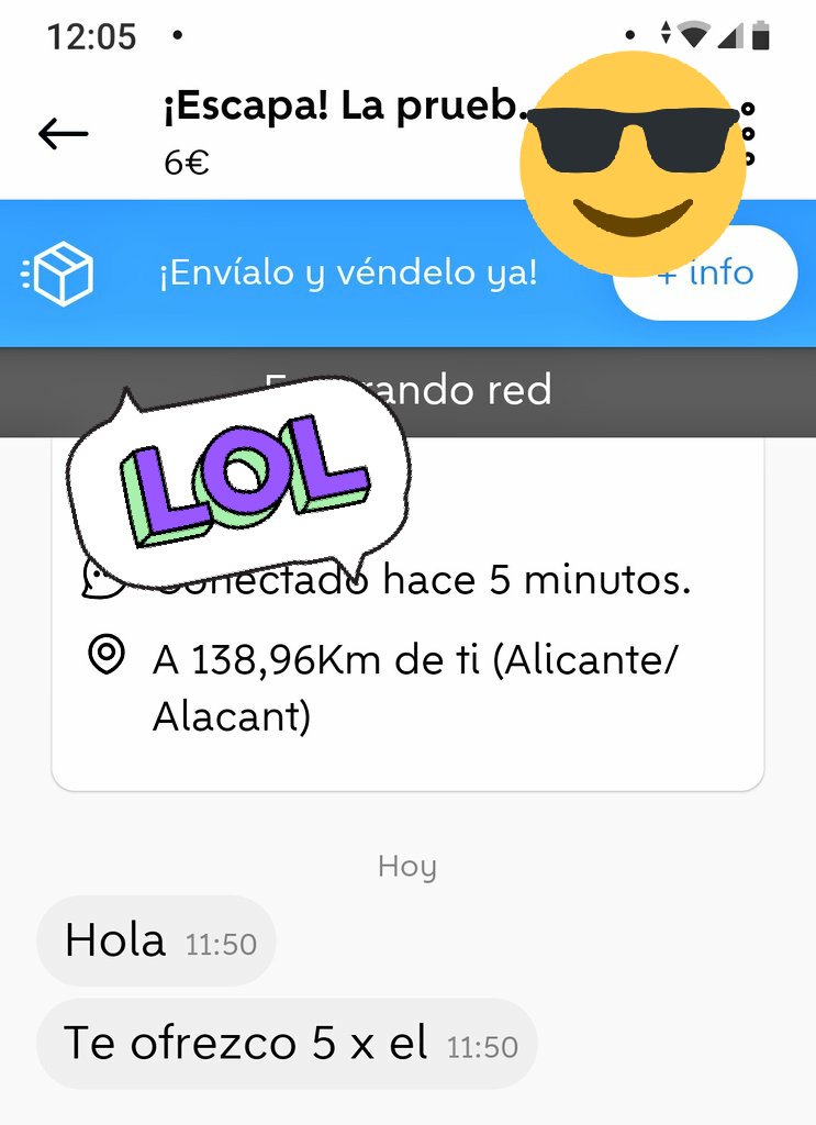 moonnoise on Twitter: "Y vosotros ¿Qué hacéis con la gente que os regatea un 1€ en Wallapop ...
