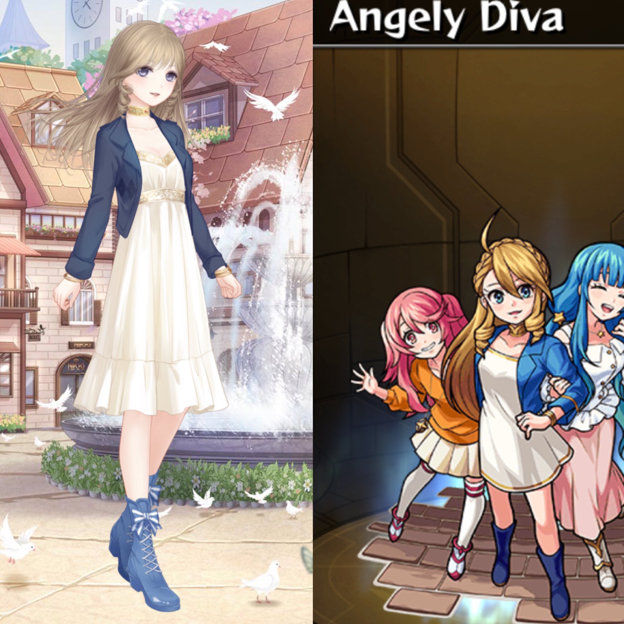 komaki☆@本垢(ユニバ 、ゲーム…etc垢) on Twitter: "#ニキでコスプレ 暇だから新作載せとく。 ①モンソニ Angely Divaのウリエル ②ぴちぴちピッチの宝生波音 ...