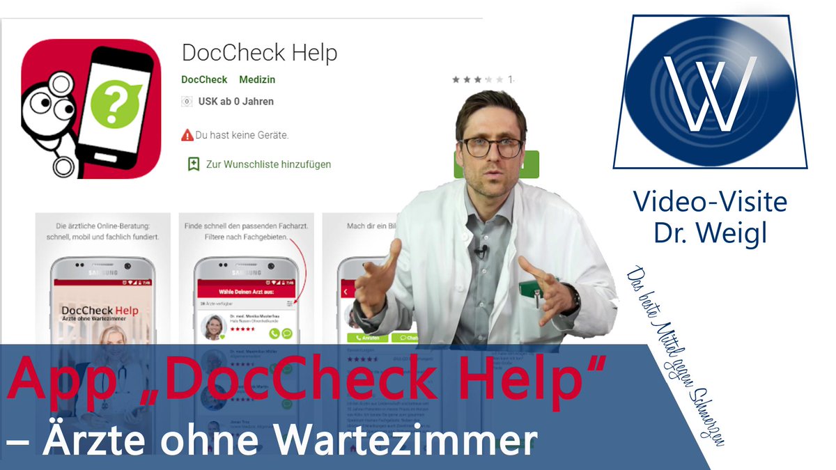 🔴 Dr. Dr. Tobias Weigl 🔴 on Twitter: "Hat bereits Jemand Erfahrungen mit dieser #App von ...