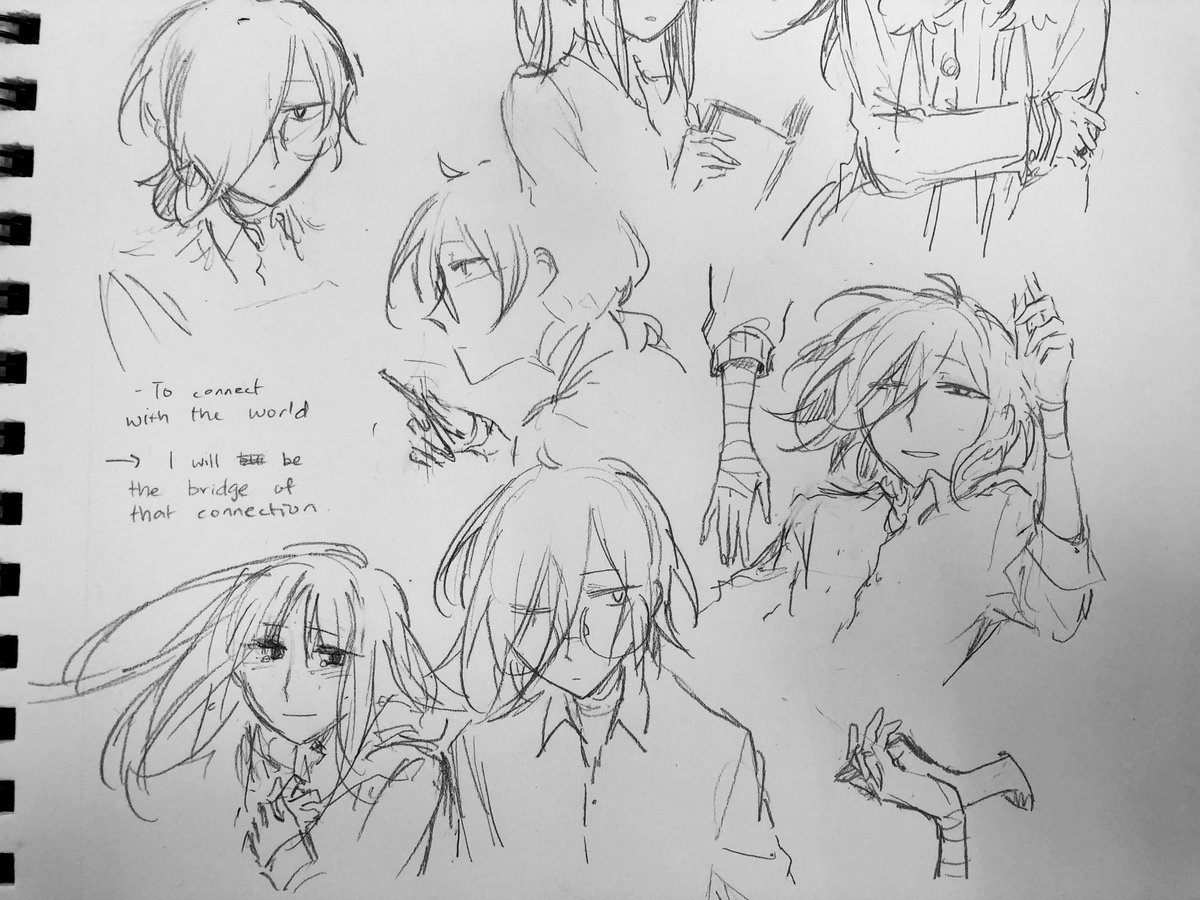 「I was looking through my old files and found some drafts of 」FURLESSの漫画