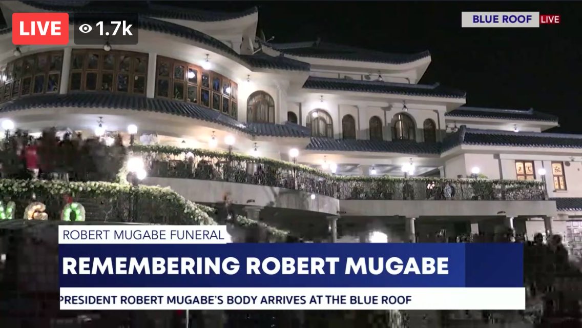 Mugabe House In Borrowdale