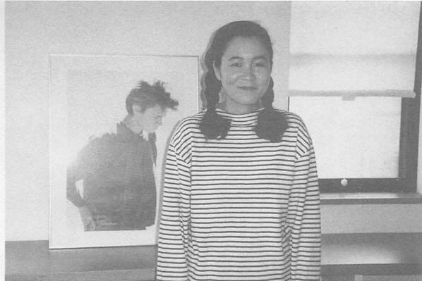 「akimi yoshida with a picture of river ph」|marionのイラスト