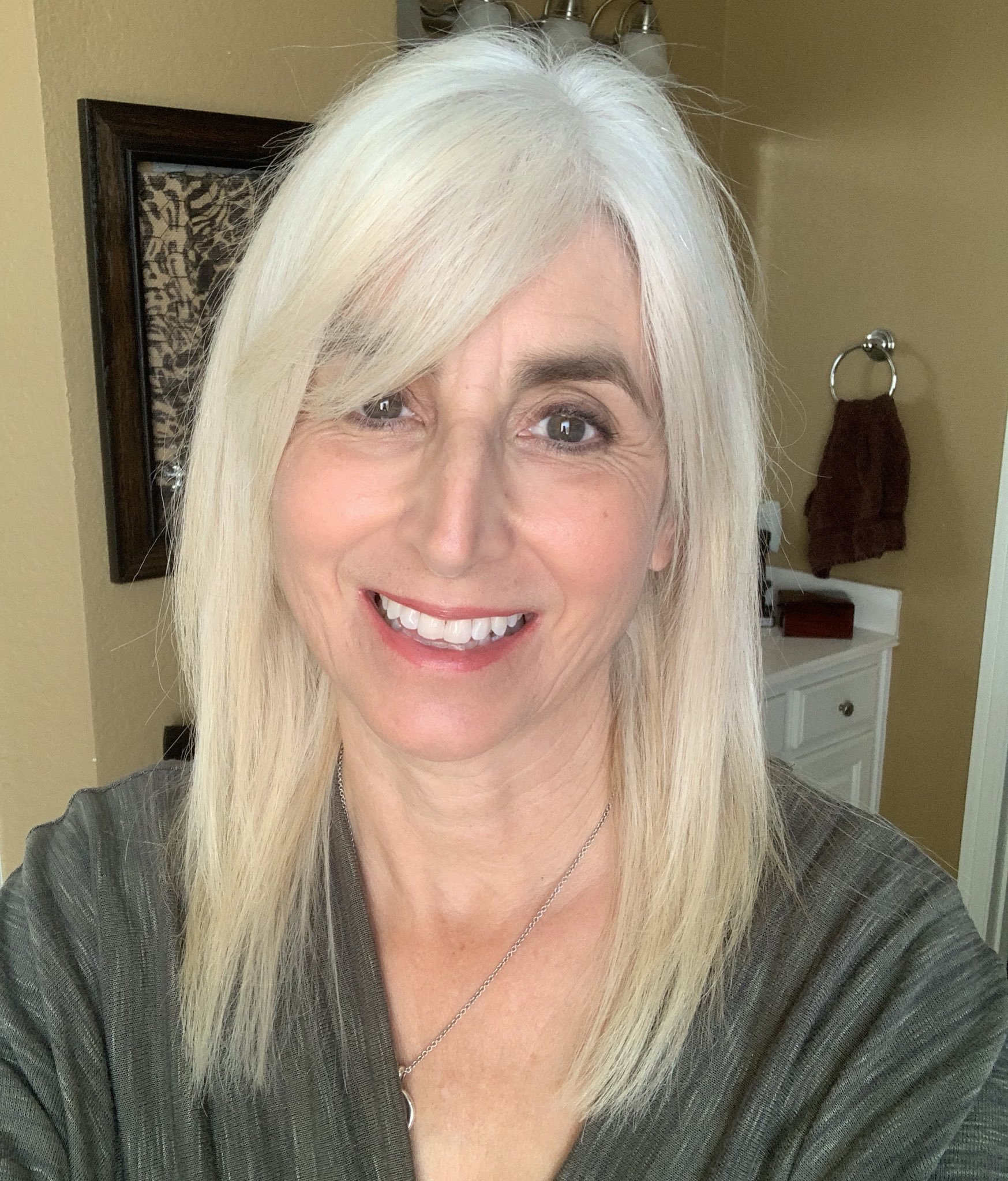 Young People With Natural White Hair