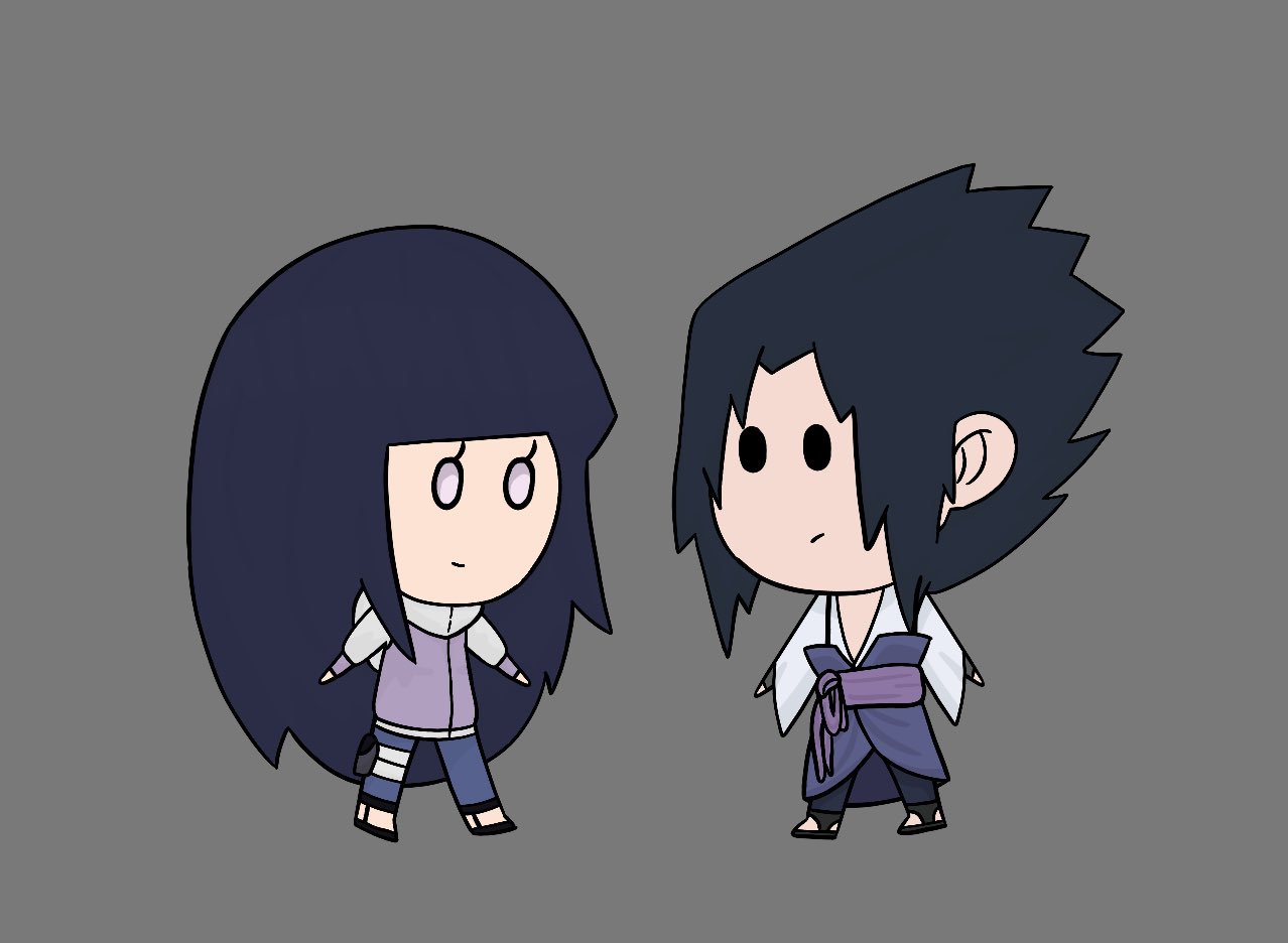 Hinata And Sasuke Chibi