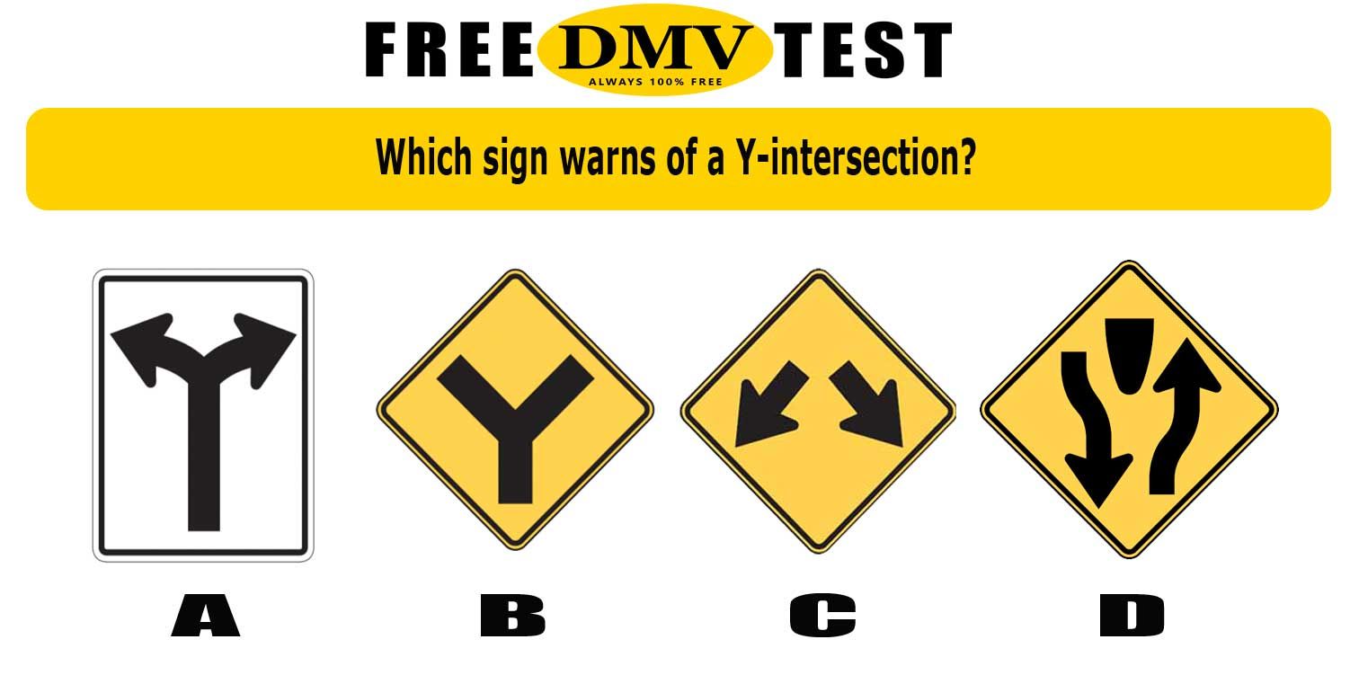 Y Intersection Sign
