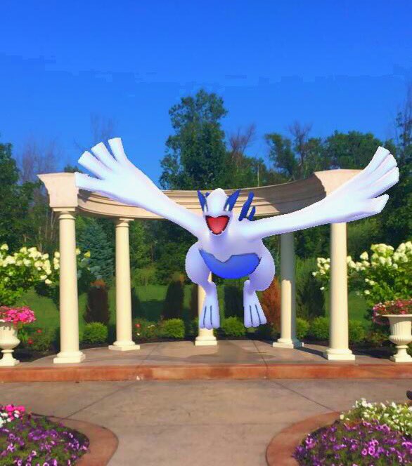 Defeat Lugia in a gym battle - Pokemon Go